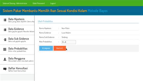 source code aplikasi sistem pakar metode bayes dengan php dan mysql gratis