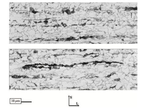 17 Steel Microstructure Consisting Of Ferritic Grains Pearlite Bands Download Scientific Diagram