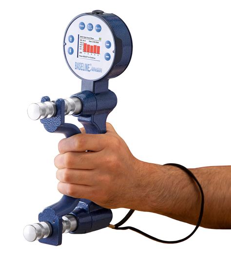 Hand Grip Strength Test Using A Hand Dynamometer Rehab Therapy Supplies