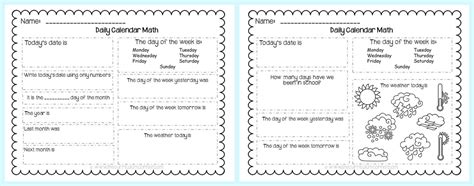 Calendar Math Worksheets Worksheets Library