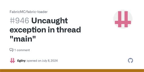 uncaught exception in thread main · issue 946 · fabricmc fabric