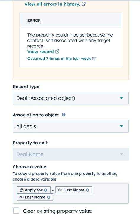 Solved Hubspot Community Update Deal Name Based On A Property