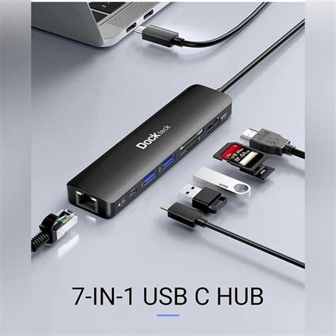 Computers Laptops Parts Nib Dockteck In Usbc Hub Poshmark