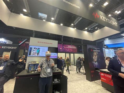 humza ahmad on linkedin mwc2024 keysight innovation technology xr