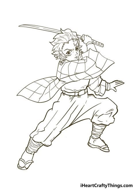 How To Draw Demon Slayer Step By Step