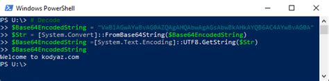 Decode Base64 Encoded String On Windows Using Powershell