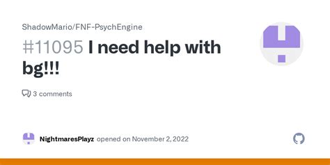 i need help with bg · issue 11095 · shadowmario fnf psychengine