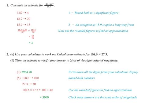Edexcel IGCSE Maths复习笔记 1 10 1 Rounding Estimation 翰林国际教育