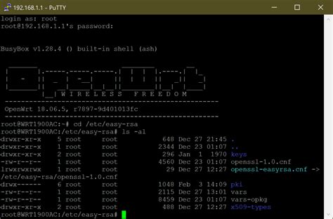 Create Certificates With Easy RSA On OpenWRT Niek Be