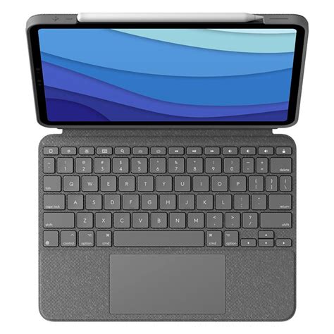 Logitech Combo Touch Backlit Keyboard Case For Ipad Pro Inch Mwave
