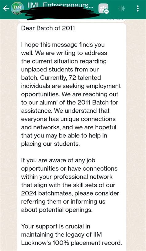 sidharth singh on linkedin if this is the situation for iim graduates