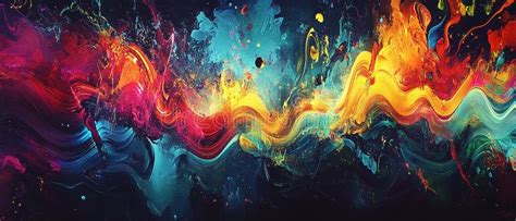 Abstract Music Visualization A Dynamic Abstract Scene Representing Sound Waves And Musical