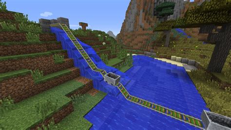 Floating Rails Minecraft Mod