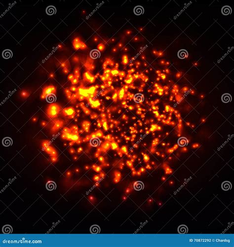 Abstract Glowing Particles Background Stock Vector Illustration Of Design Glowing 70872292