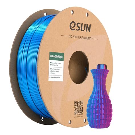 Esun Silk Magic Pla Filament 175mm Shiny Silk Dual