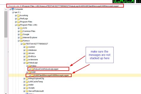 Kam Install General Troubleshooting Kaseya