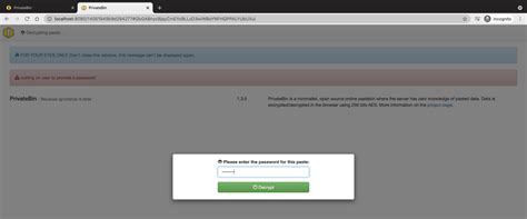 Privatebin Opensource Pastebin On Docker Easycode