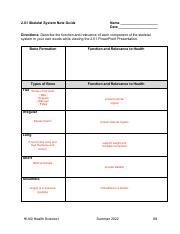 Understanding The Skeletal System Functions And Types Of Bones Course Hero