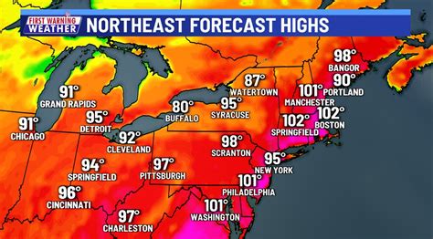 East Coast Getting A Taste Of Texas Summer Heat