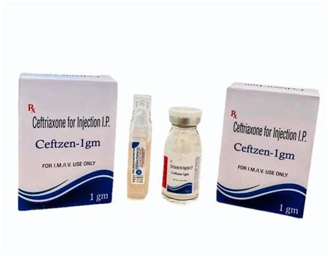 1gm Ceftriaxone Injection I P At ₹ 20 Box Ceftriaxone Sodium Injection In Kala Amb Id
