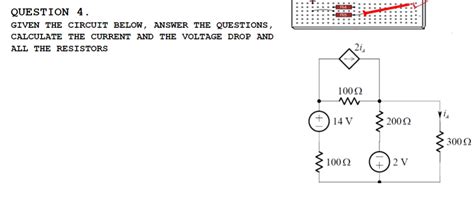 Solved QUESTION GIVEN THE CIRCUIT BELOW ANSWER THE Chegg