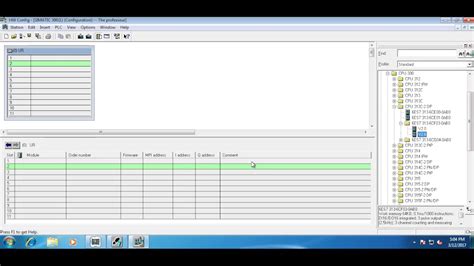 Hardware Configuration For Siemens Plc In Simatic Manager Youtube