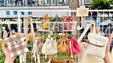 New 키링 파우치 🧡 저는 신상을 출시할테니 여러분은 짜투리 원단을 처리해 보세요 짜투리 원단 활용 특집 🫶 Diy Asmr Vlog