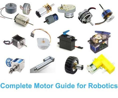 Complete Motor Guide For Robotics Artofit