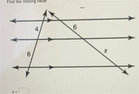 [answered] Find The Missing Value 6 4 6 X Kunduz