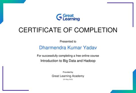 Greatlearningacademy Greatlearning Glacertificate Learning Bigdata