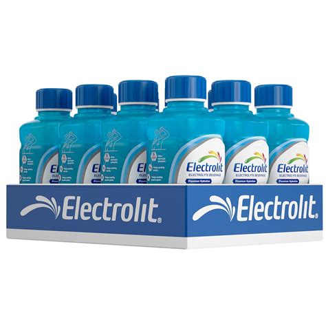 Electrolit Electrolyte Beverage Blue Raspberry 21 Fl Oz Bottle Pack