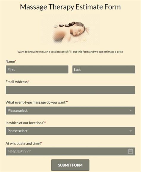 Free Sociologist Estimate Form Template 123formbuilder