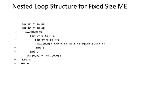 ppt high speed systolic array structure for variable block size