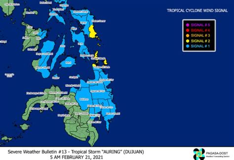 Bagyong Auring Pagasa Weather Update February 21 2021