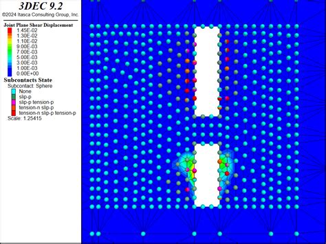 Assessment Of Fault Slip Potential From Sill Pillar Mining — Itasca Software 92 Documentation