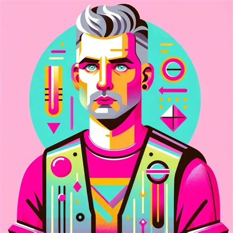 Funky Vector Avatars Dall·e Prompt Promptbase