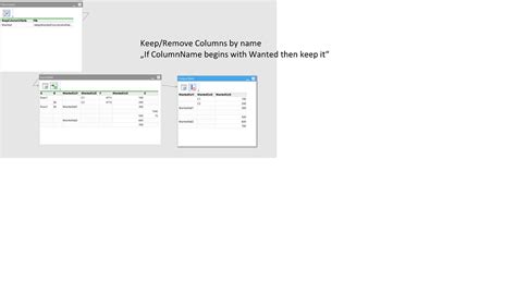 keep remove columns by condition easymorph community data