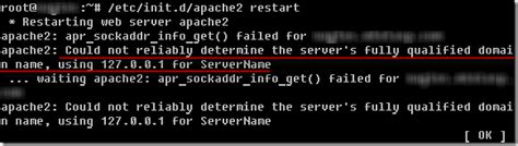 解決啟動 Apache 網站伺服器時找不到 Servername 的問題 The Will Will Web