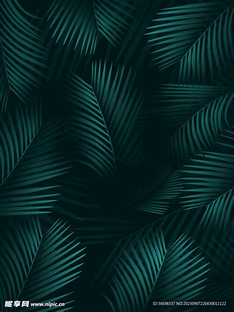 复古墨绿绿植纹理质感背景设计图 Psd分层素材 Psd分层素材 设计图库 昵图网