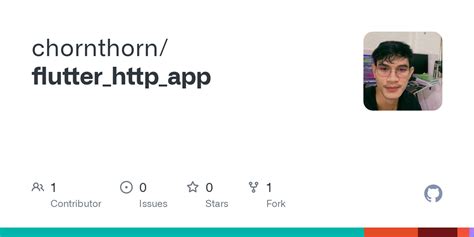 Github Chornthorn Flutter App