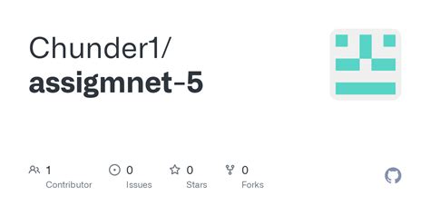 Github Chunder1 Assigmnet 5