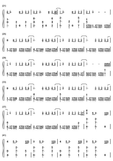 泡沫数字钢琴简谱 虫虫乐谱