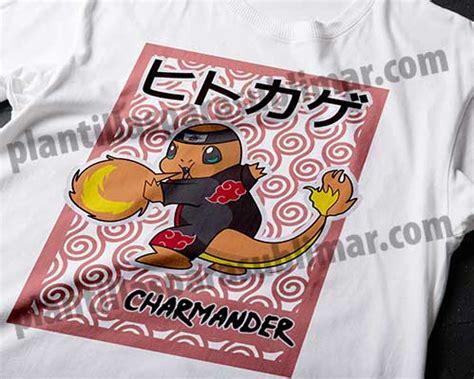 CHARMANDER NARUTO Vector PNG Plantillas Para Sublimar
