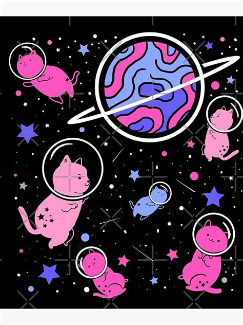 Omnisexual Posters Omnisexual Cat In Space Omnisexual Pride Poster
