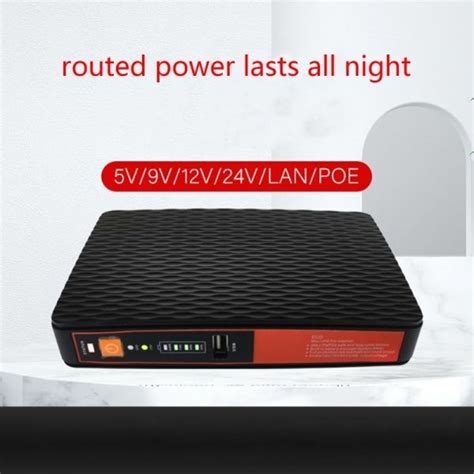 미니 Ups 배터리 백업 무정전 전원 공급 장치 와이파이 라우터 모뎀 보안 카메라 5v 9v 12v Poe Lan 24v 티몬