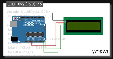 Lcd 16×2 12cino Wokwi Esp32 Stm32 Arduino Simulator