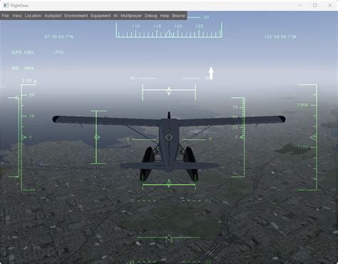 matlab simulink连接flightgear最简单示例 哔哩哔哩