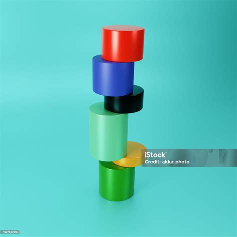 추상적 인 최소 3d 실린더 객체 디자인 워크 플로우 레이아웃 차트 숫자 옵션 프리젠 테이션 웹 디자인에 사용할 수 있습니다