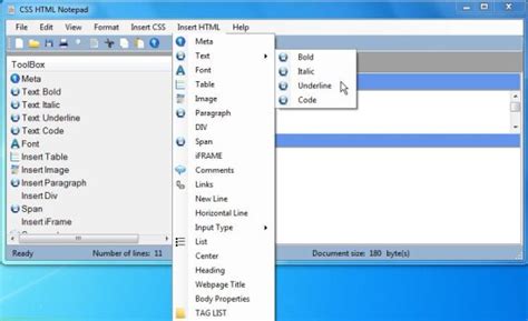 CSS HTML Notepad İndir