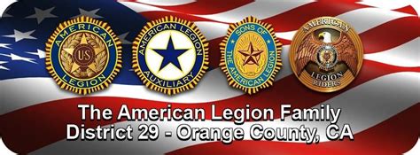 American Legion Ca Department District 29 Orange County